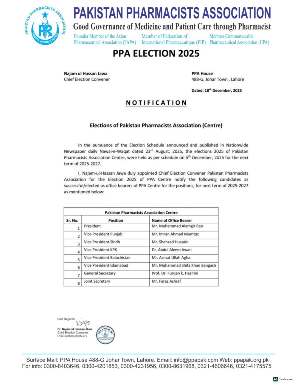 PAKISTAN PHARMACISTS ASSOCIATION (PPA)