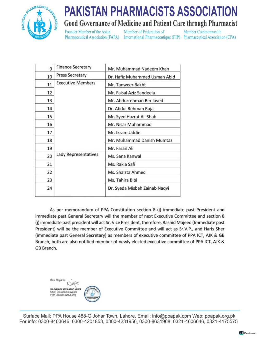 PAKISTAN PHARMACISTS ASSOCIATION (PPA)
