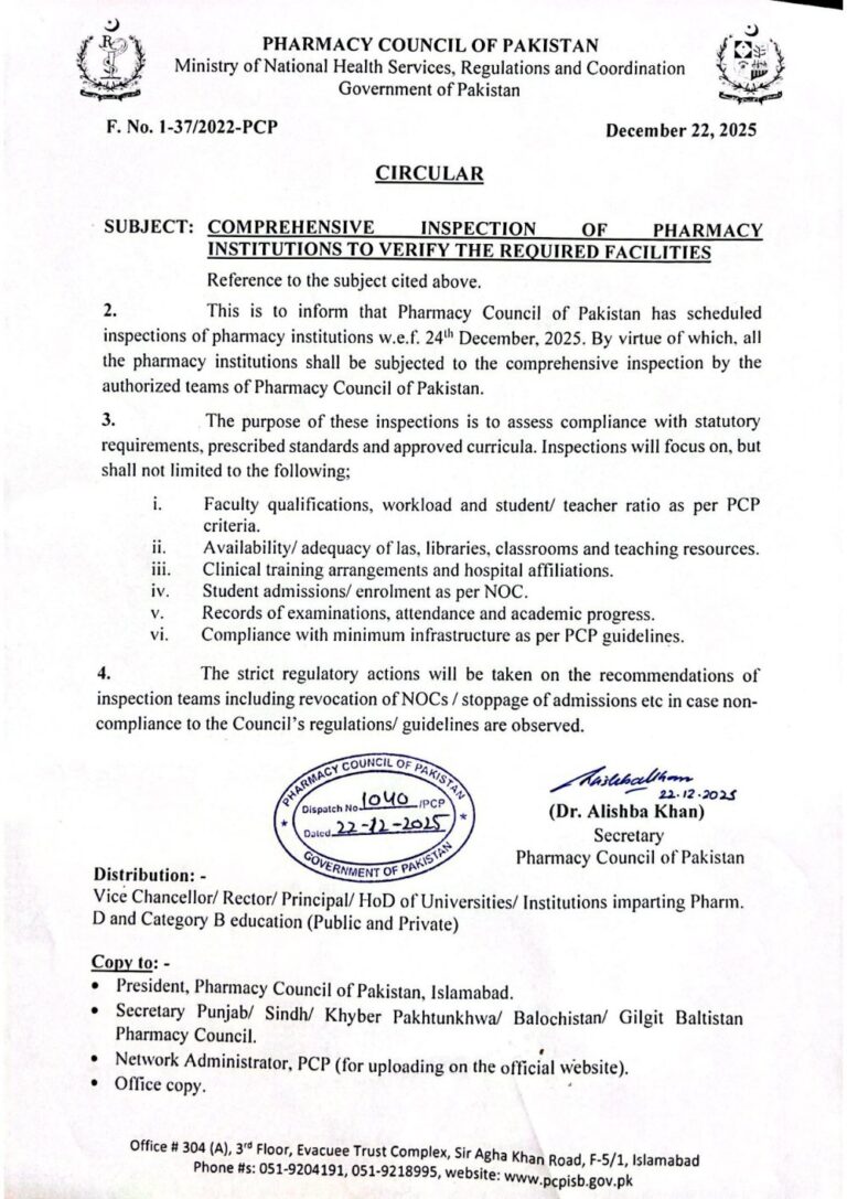 PAKISTAN PHARMACISTS ASSOCIATION (PPA)
